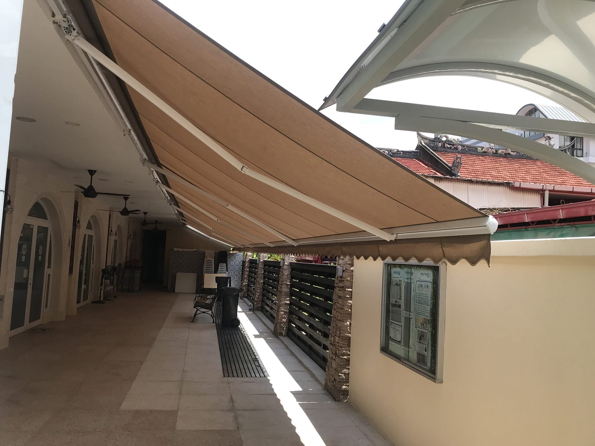 Motorized Retractable Awning Singapore | Patio Awnings & Outdoor ...