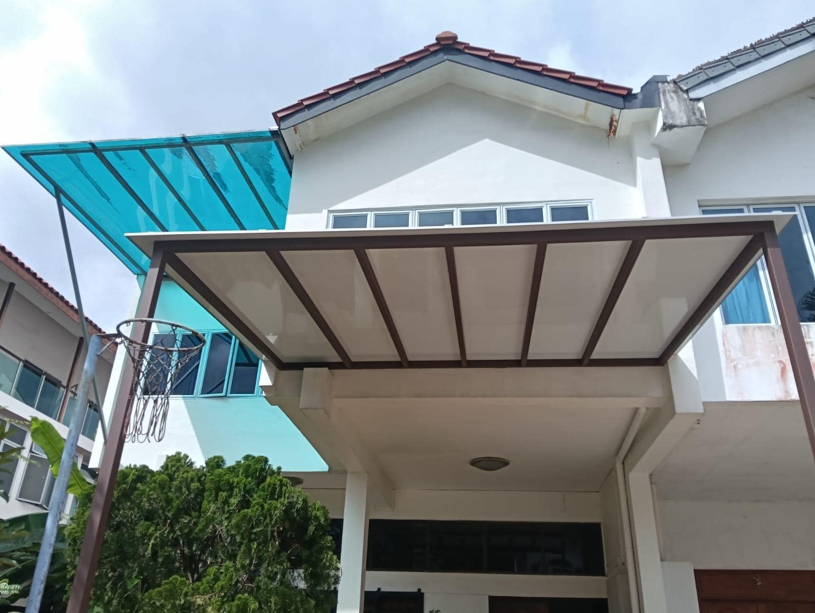 Aluminium Composite Panel Awning | ACP Roof Installation & Aluminium ...