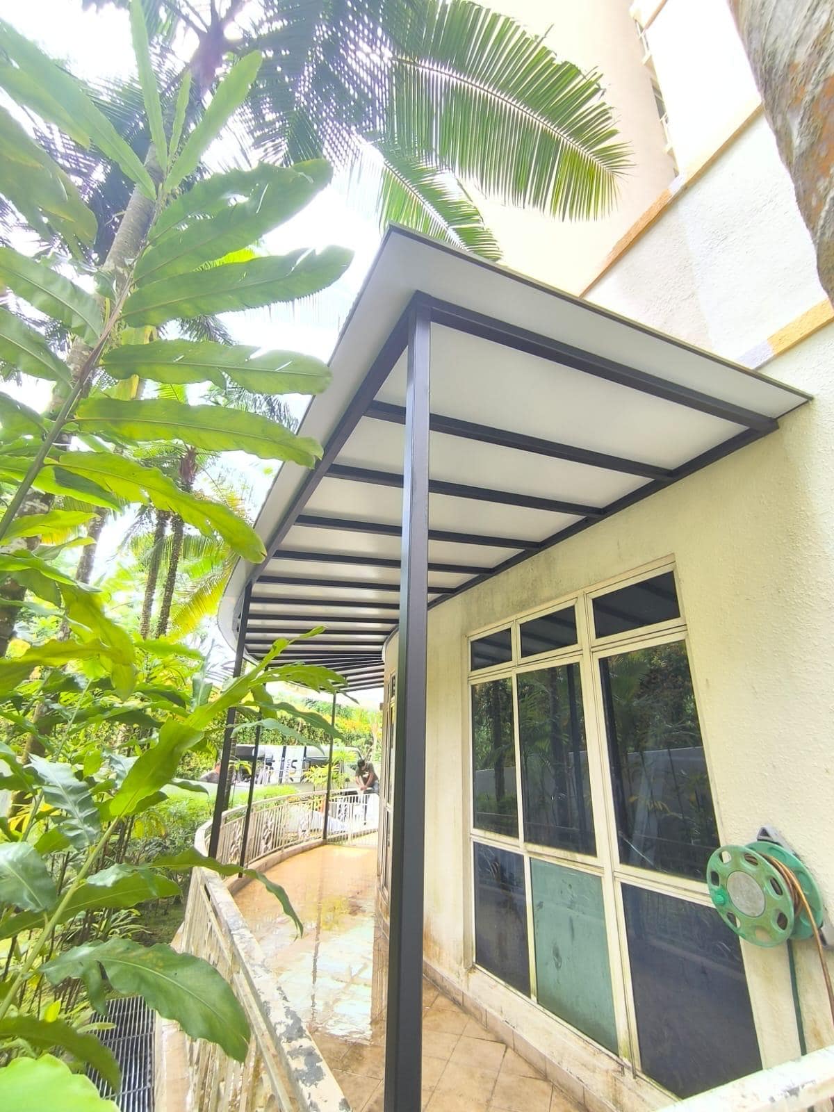 Aluminium Composite Panel Awning | ACP Roof Installation & Aluminium ...
